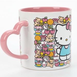 Hello Kitty | Dining | Hello Kitty Mug With Heart Handle | Poshmark